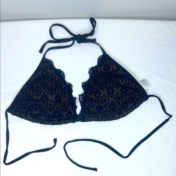 Mossimo Supply Co. | Swim | Mossimo Supply Co Black Bikini With Lace ...